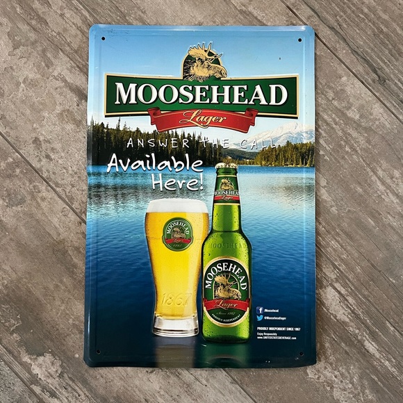 Wall Decor | Moosehead Canadian Lager Beer Sign Send Offers | Poshmark